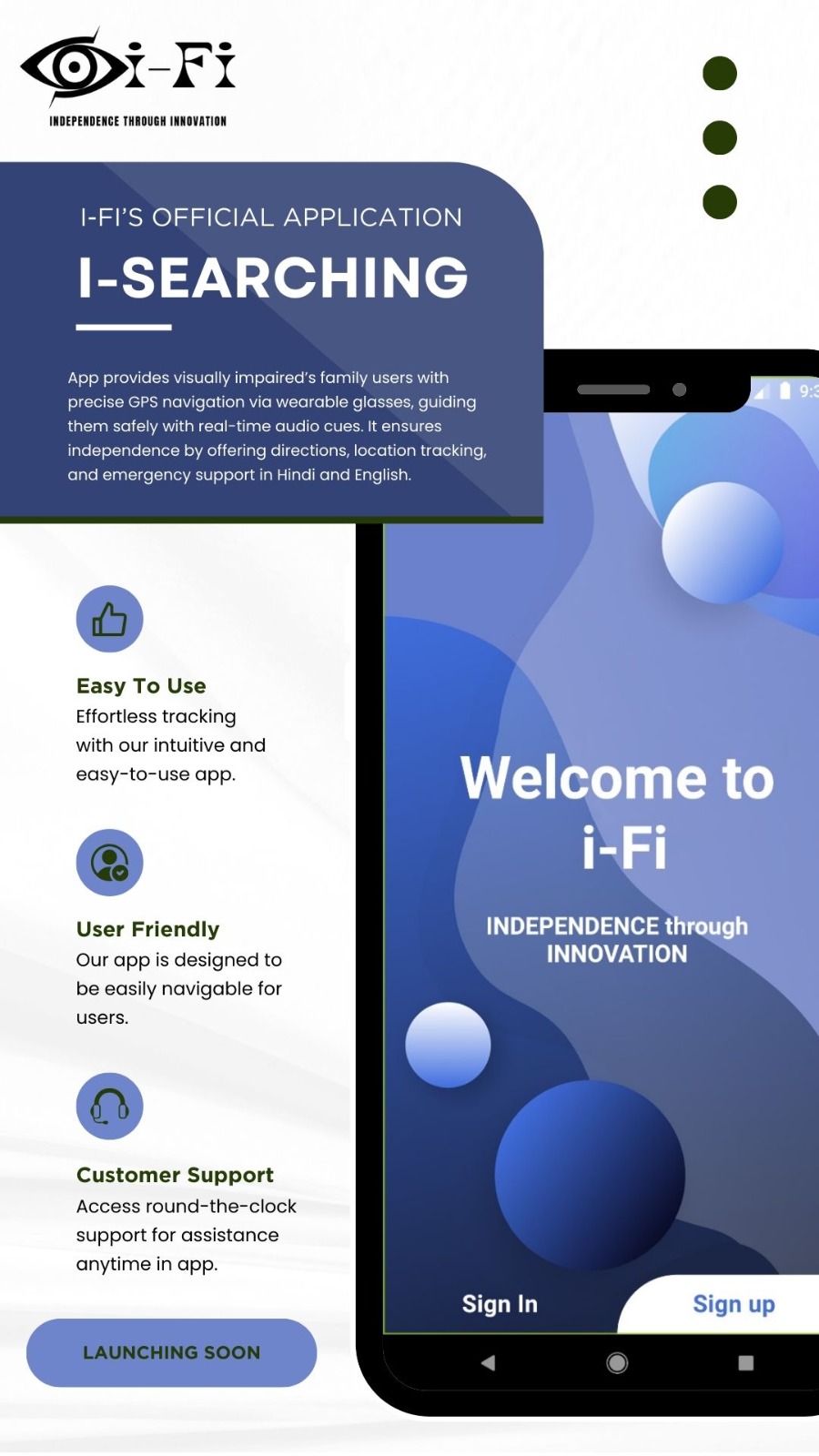 i-Fi Smart Glasses Website